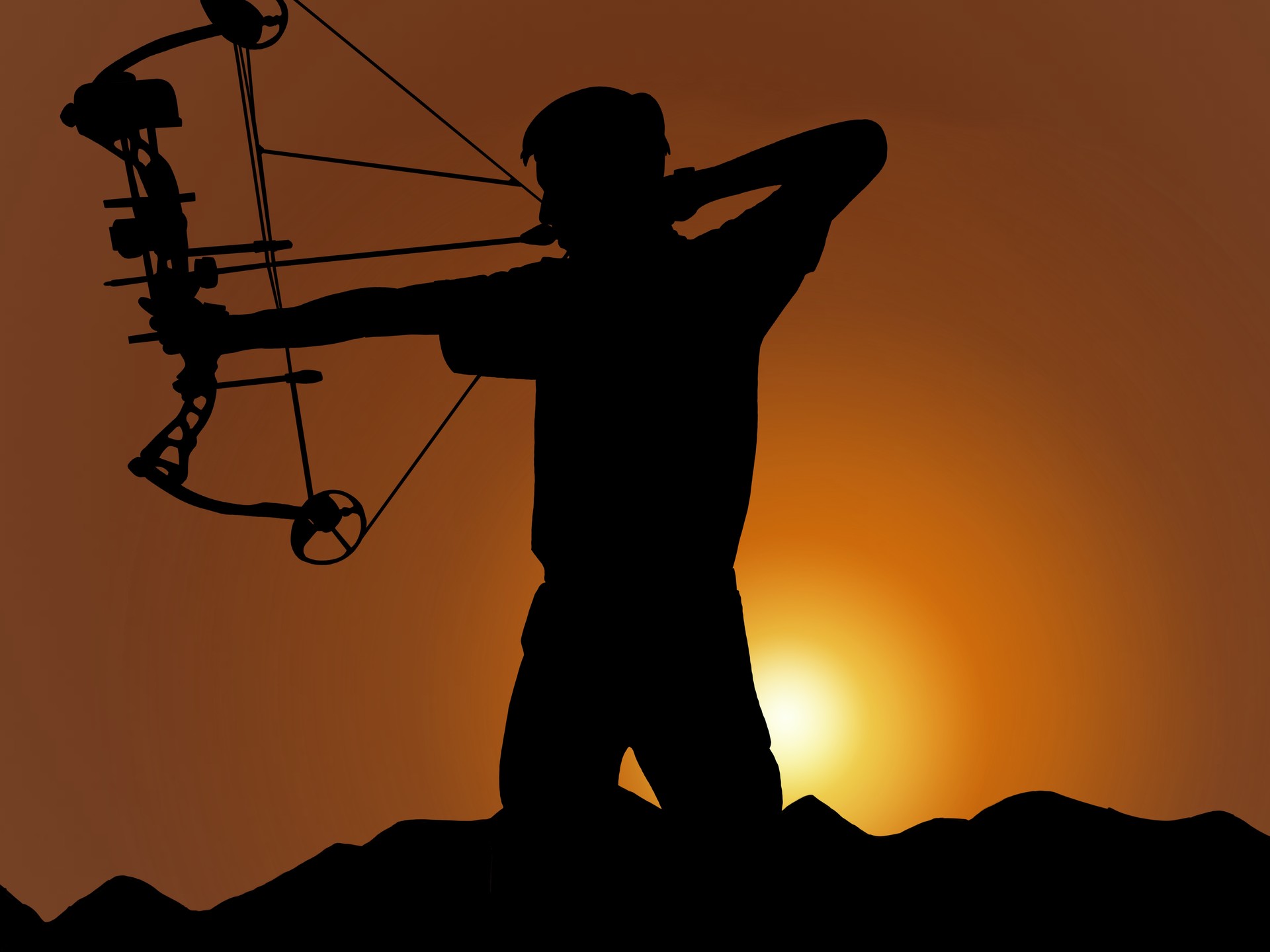 ArtStation - Sunset Archer