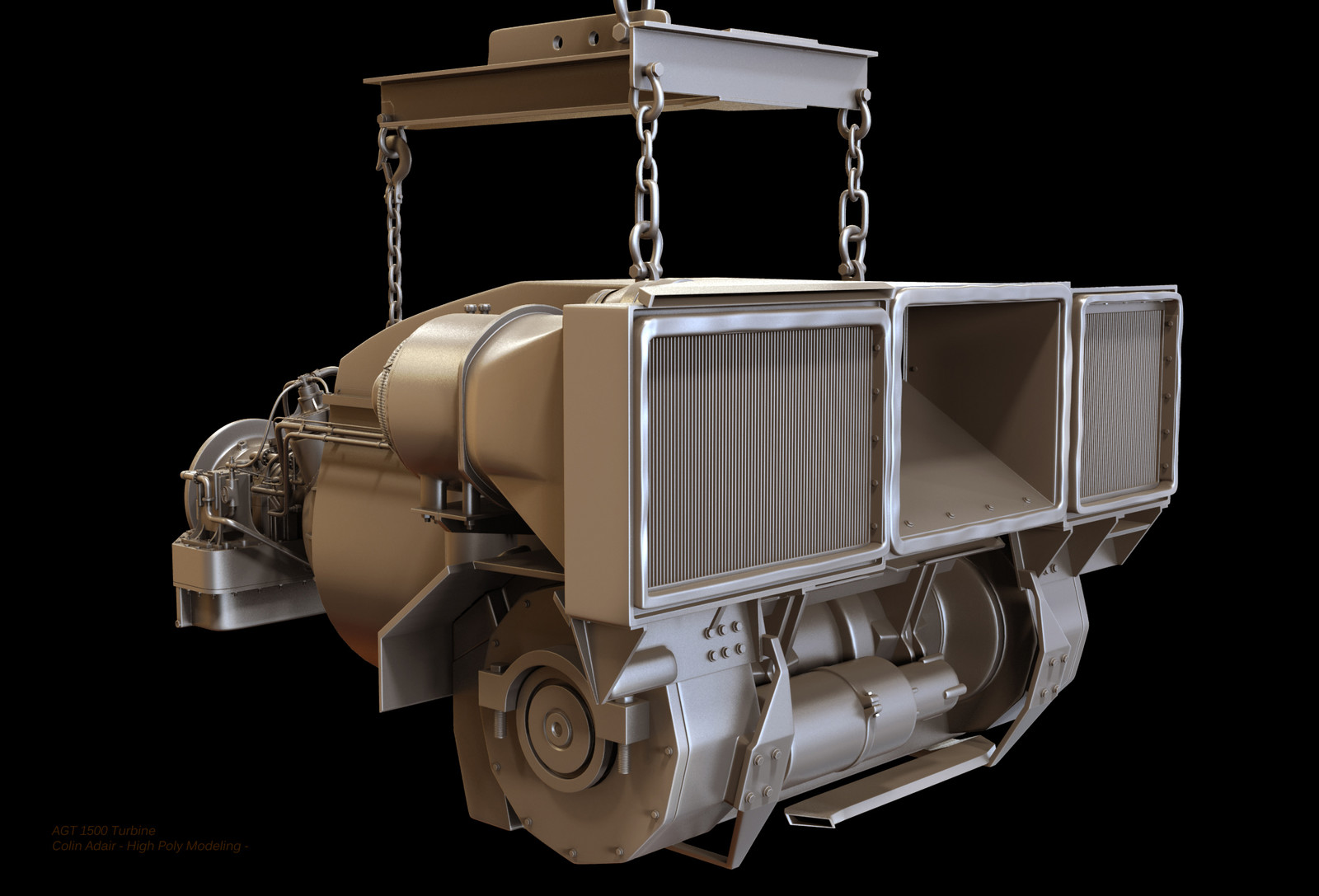 Colin Adair - AGT 1500 turbine tank engine