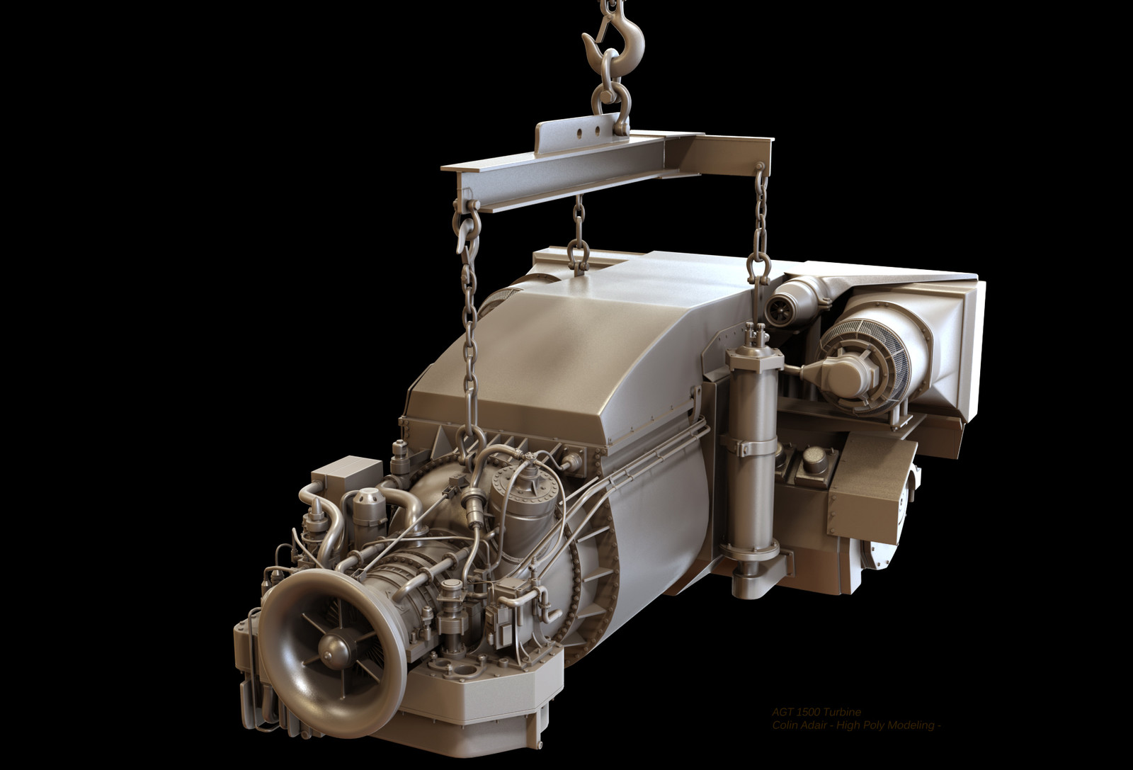 Colin Adair - AGT 1500 turbine tank engine