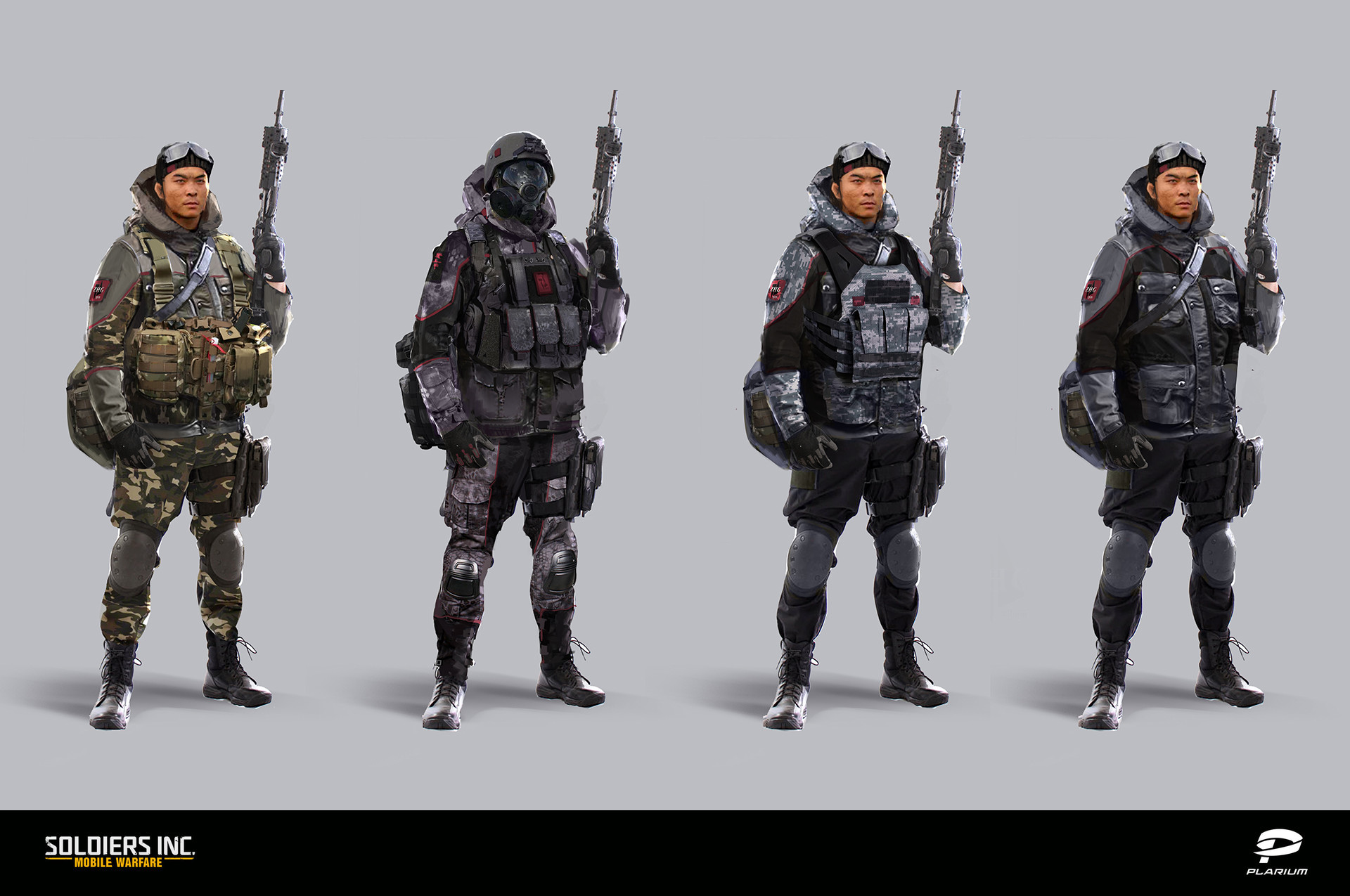 Valentin Demchenko - Soldiers Inc. Characters Concept art