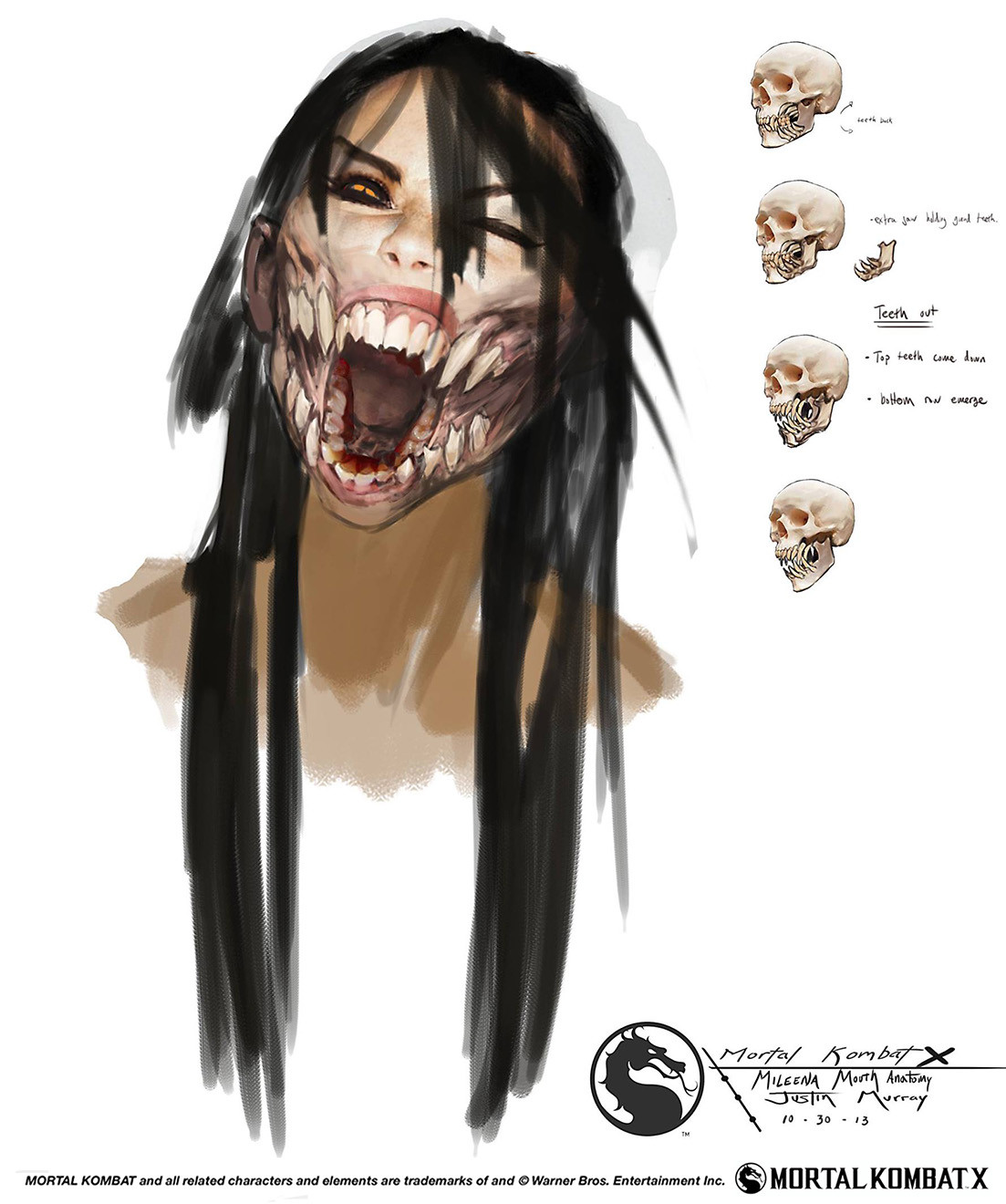 Justin Murray - Mileena - MKX - conceptart