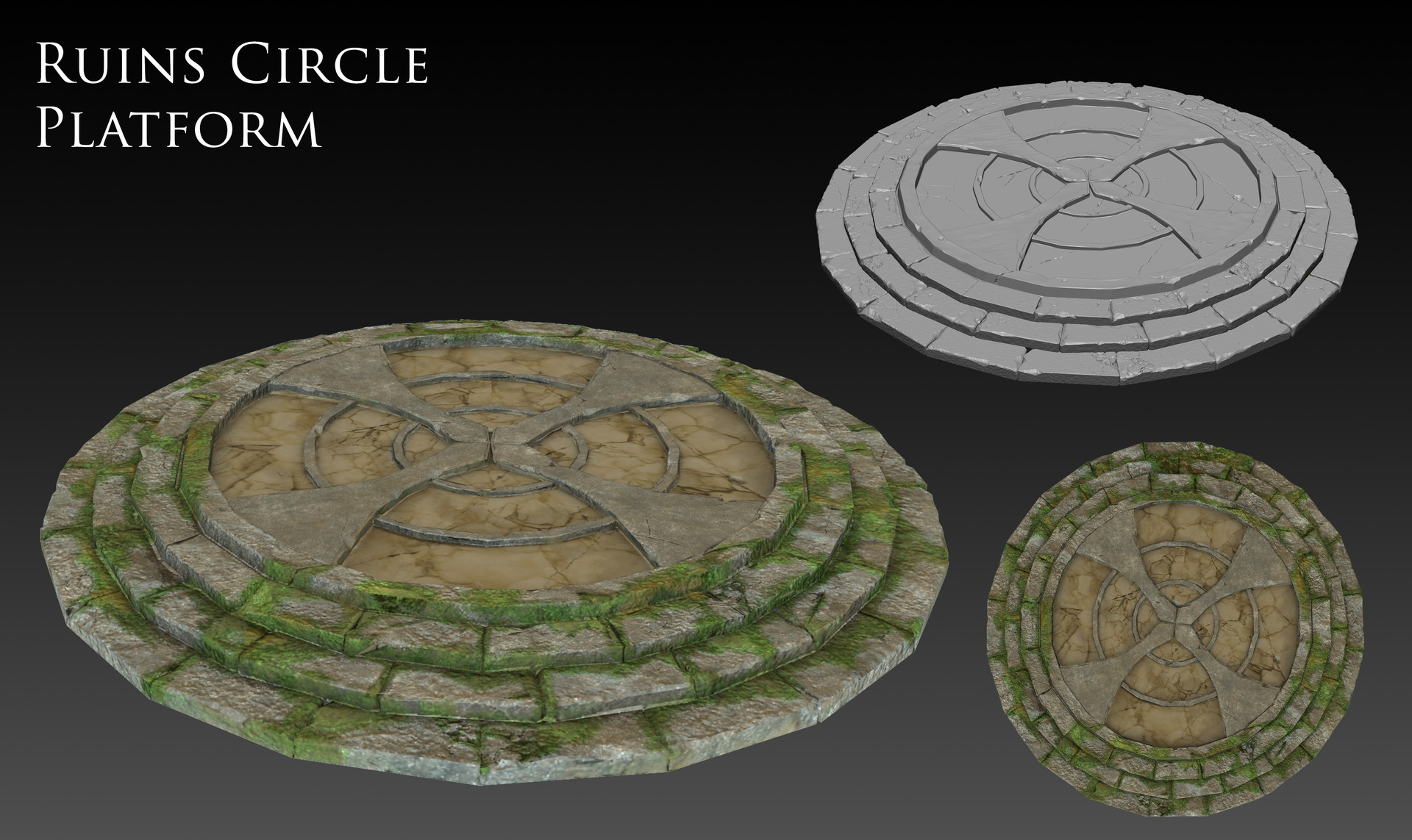 ArtStation - Ruins Circle Platform