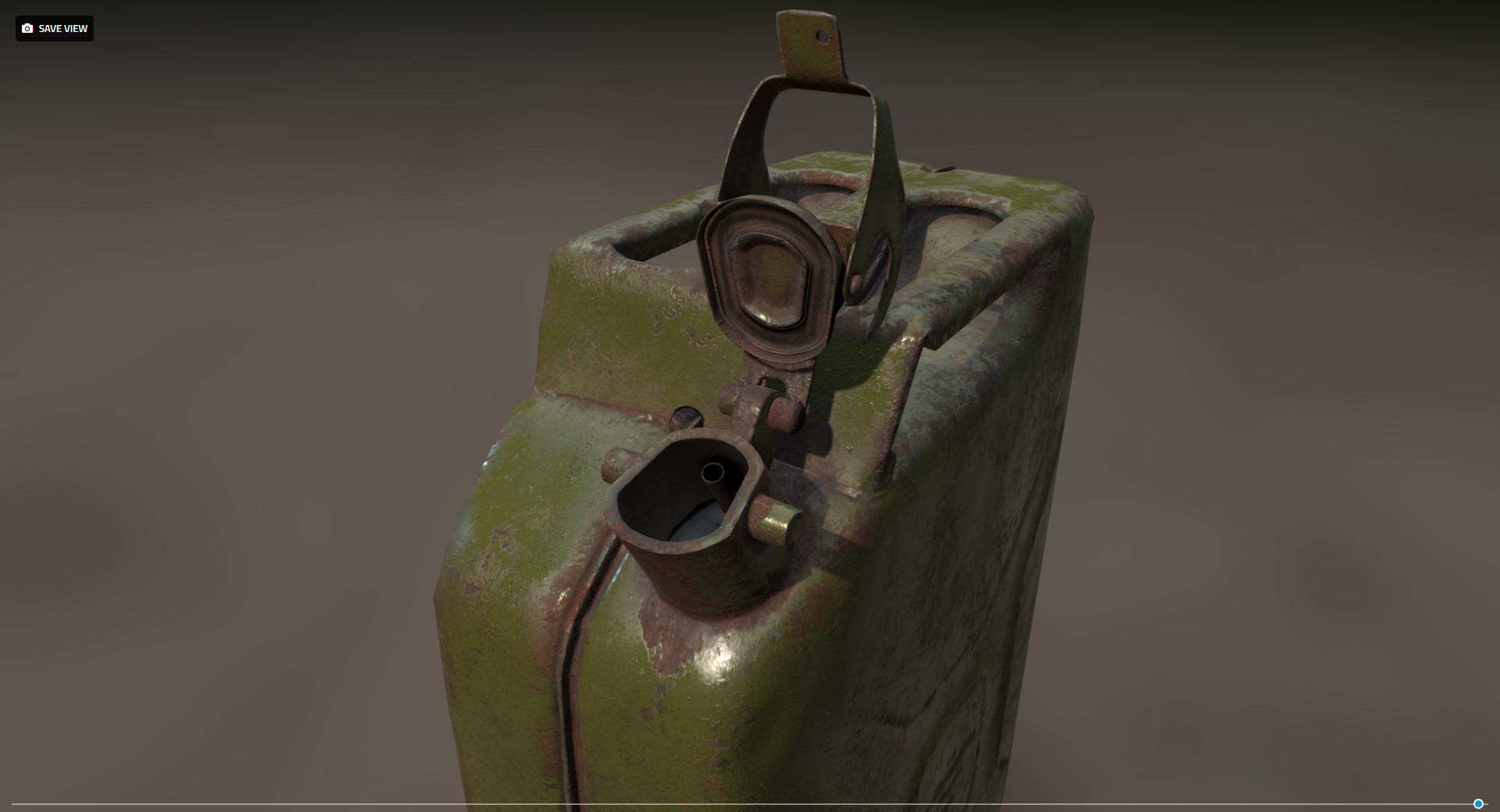 ArtStation - Soviet old rusty jerrycan 20l