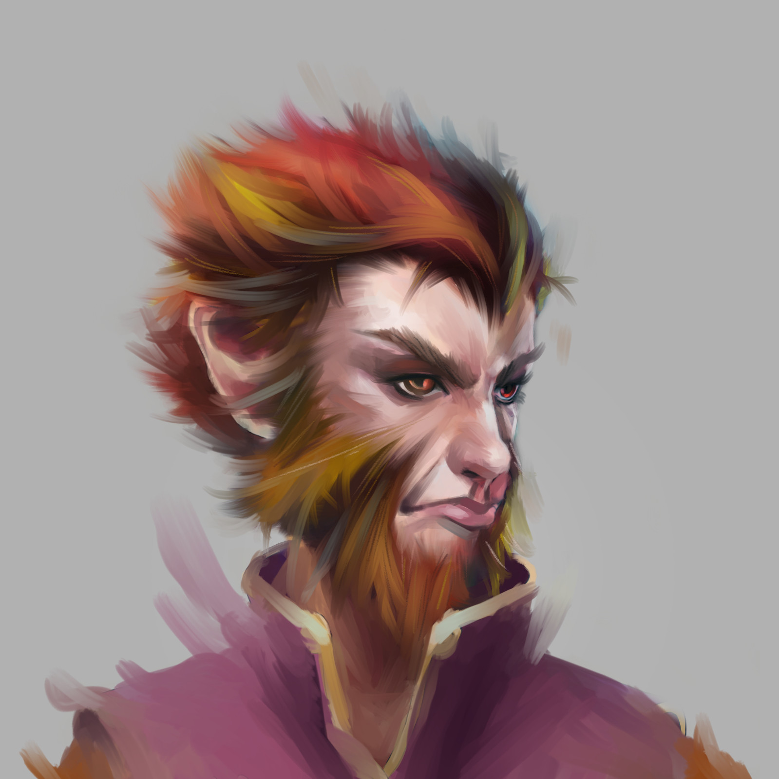 ArtStation - Fire mongkey