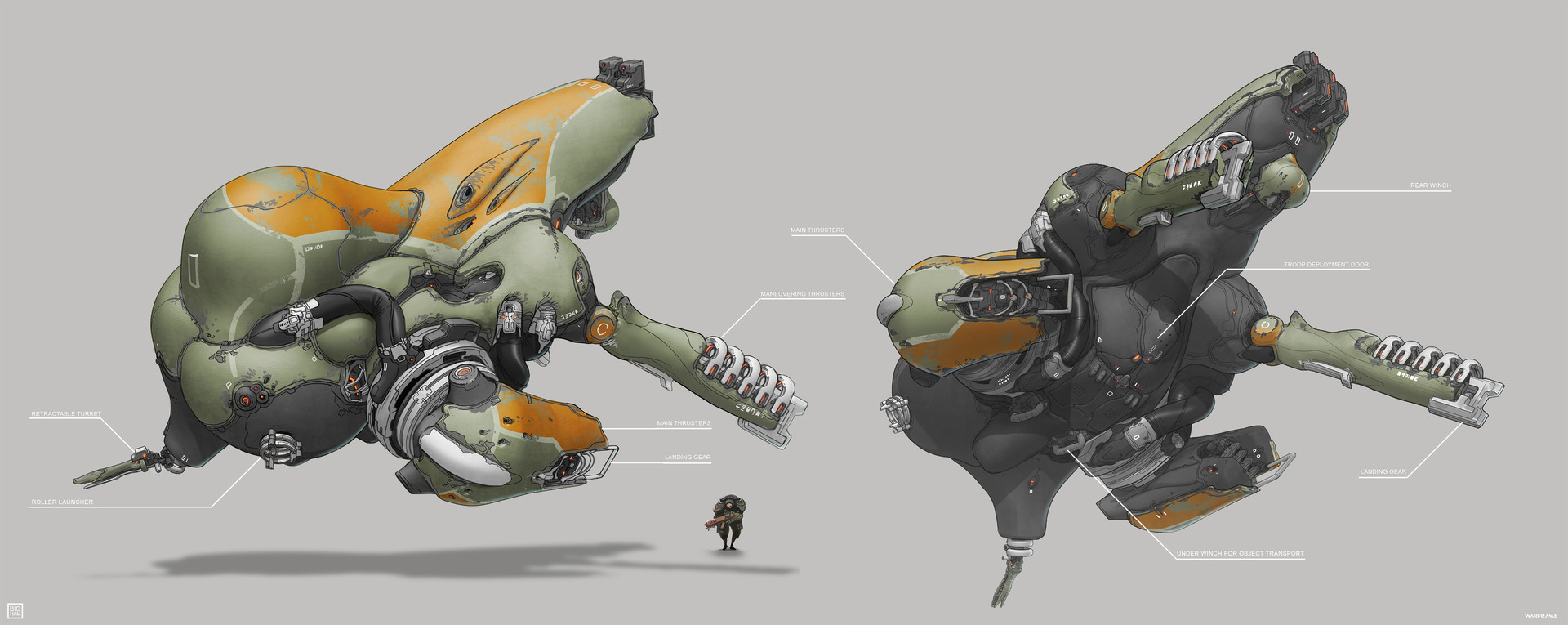 Sean Bigham - Warframe: Grineer Dropship