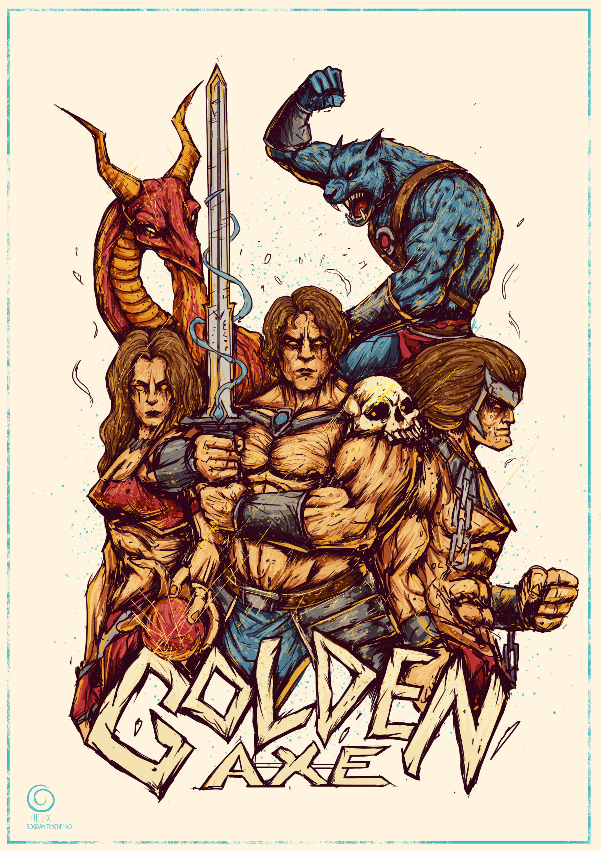 Golden Axe 3 Characters