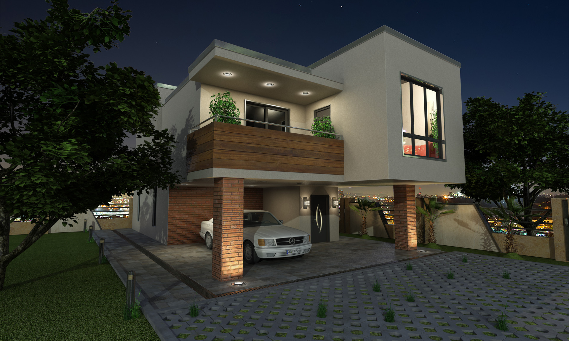 ArtStation - 3D House Exterior