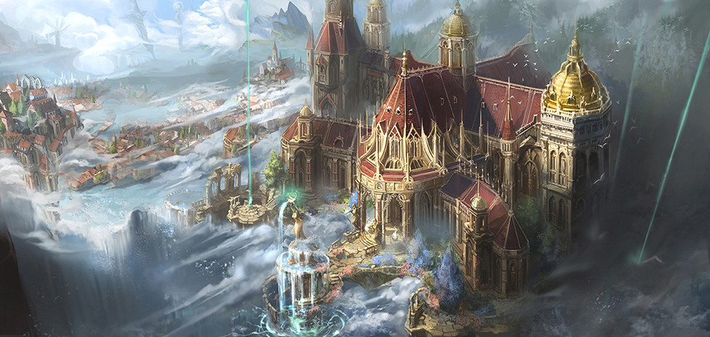 ArtStation - flying castle