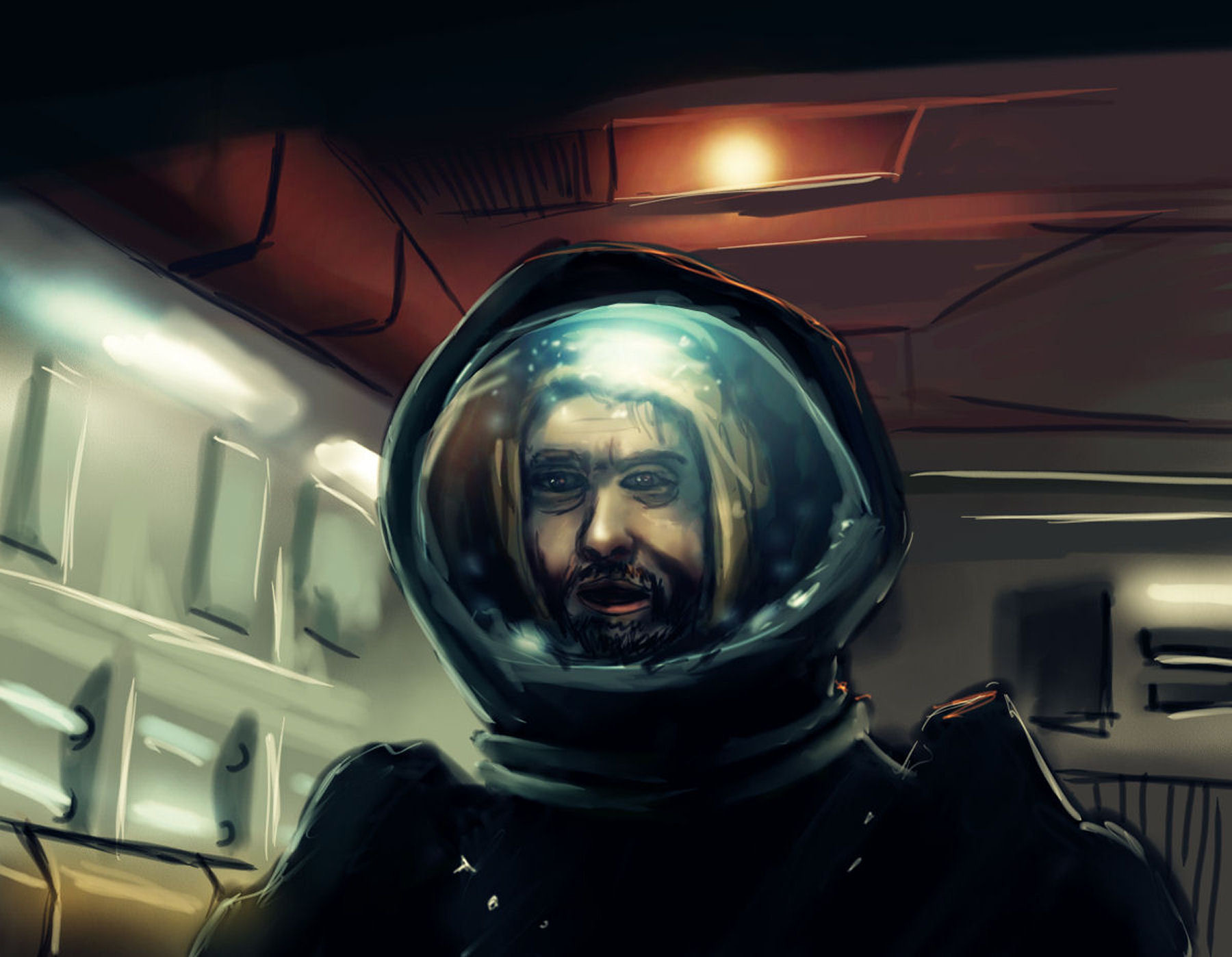 ArtStation - Alien Captain in Suit