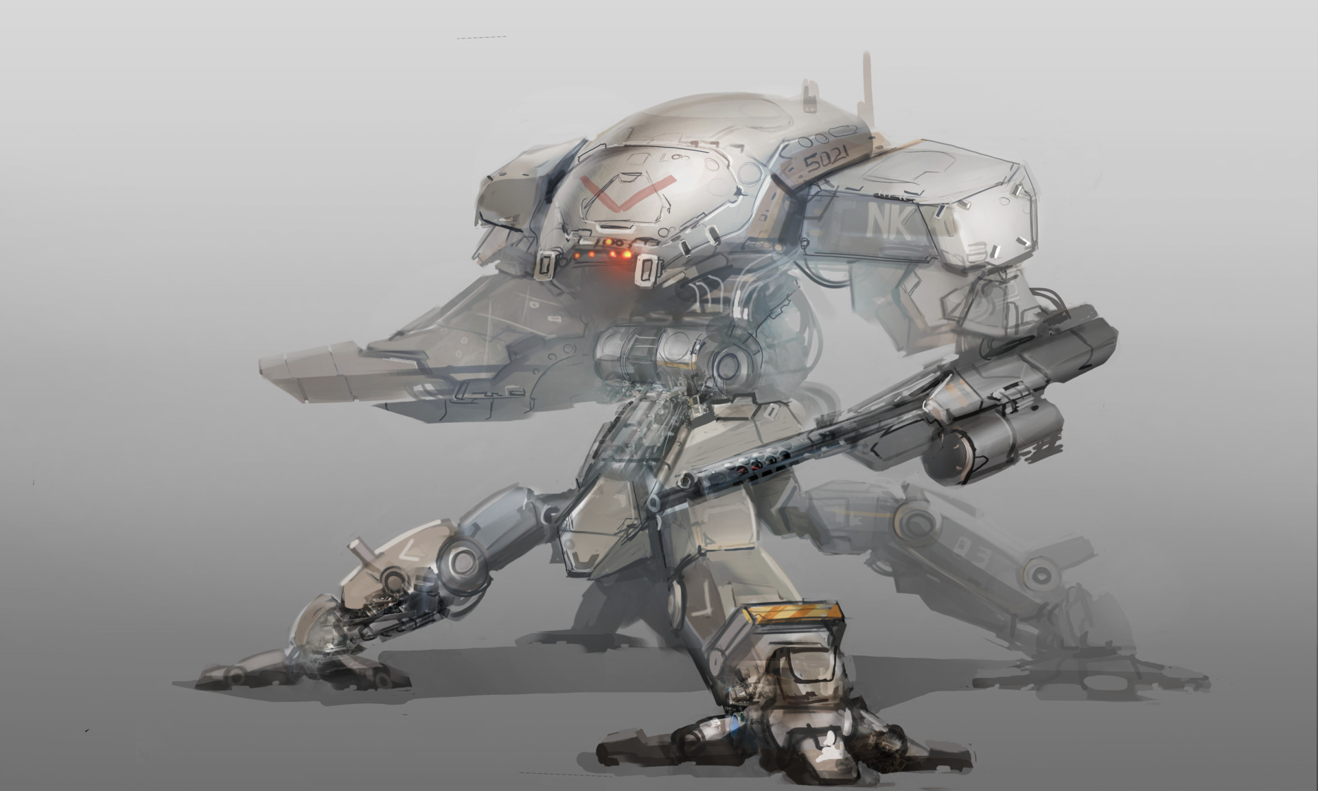 ArtStation - QUAD MECHA