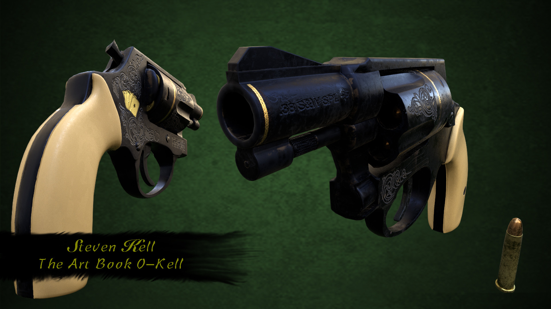 ArtStation - The Gambler's Revolver