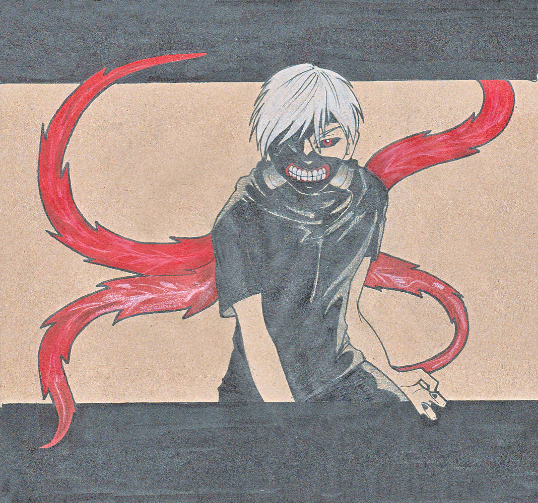 how to draw kaneki ken tokyo ghoul