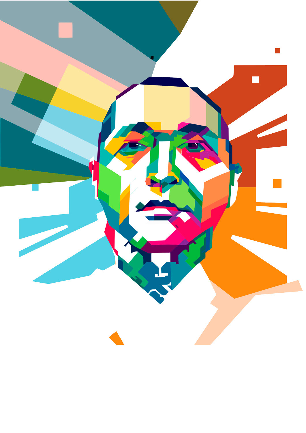 Aleksandr Sereda - wpap / popart portrait