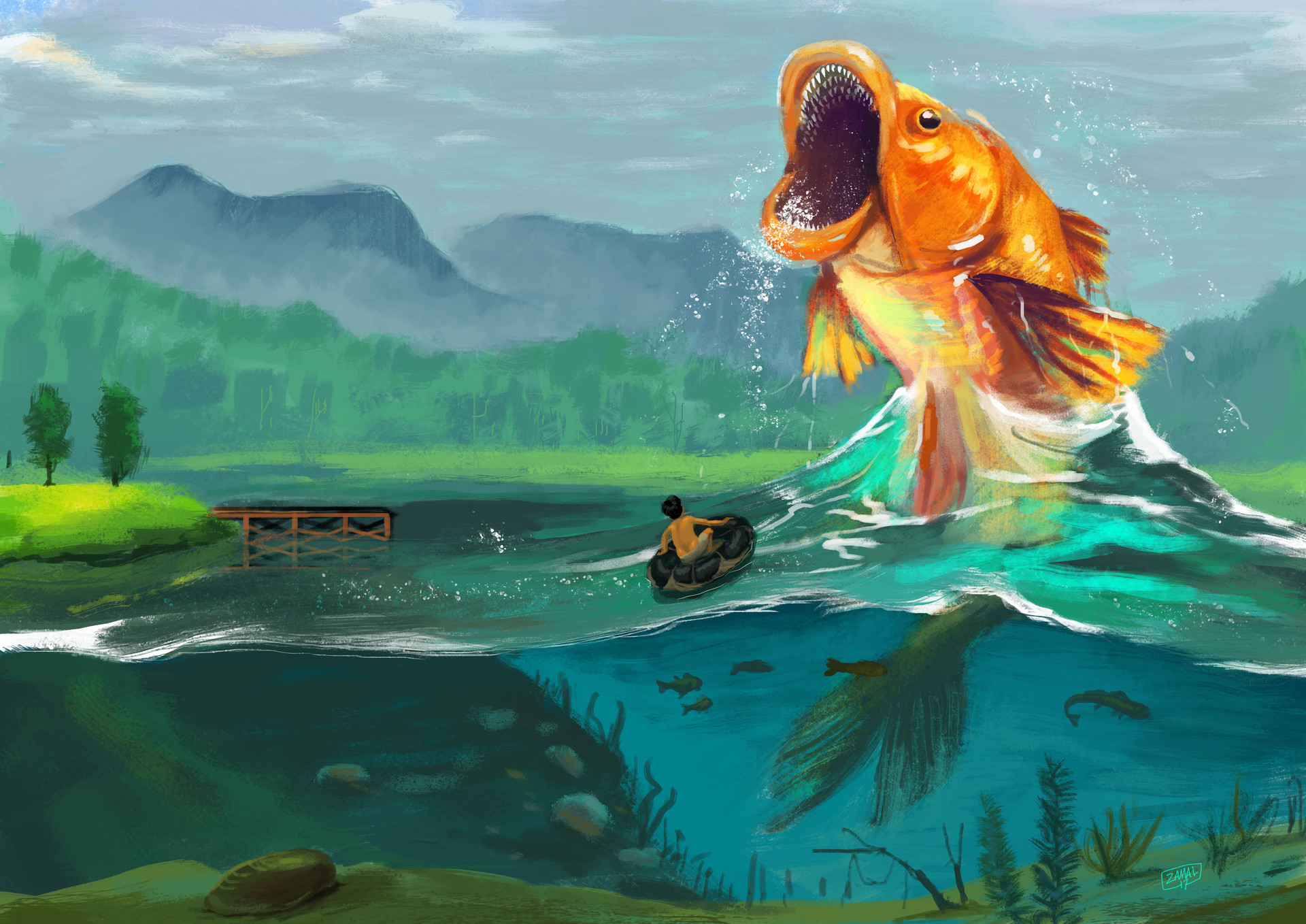 Si Layung, by Zamal Martian : r/ImaginaryLeviathans