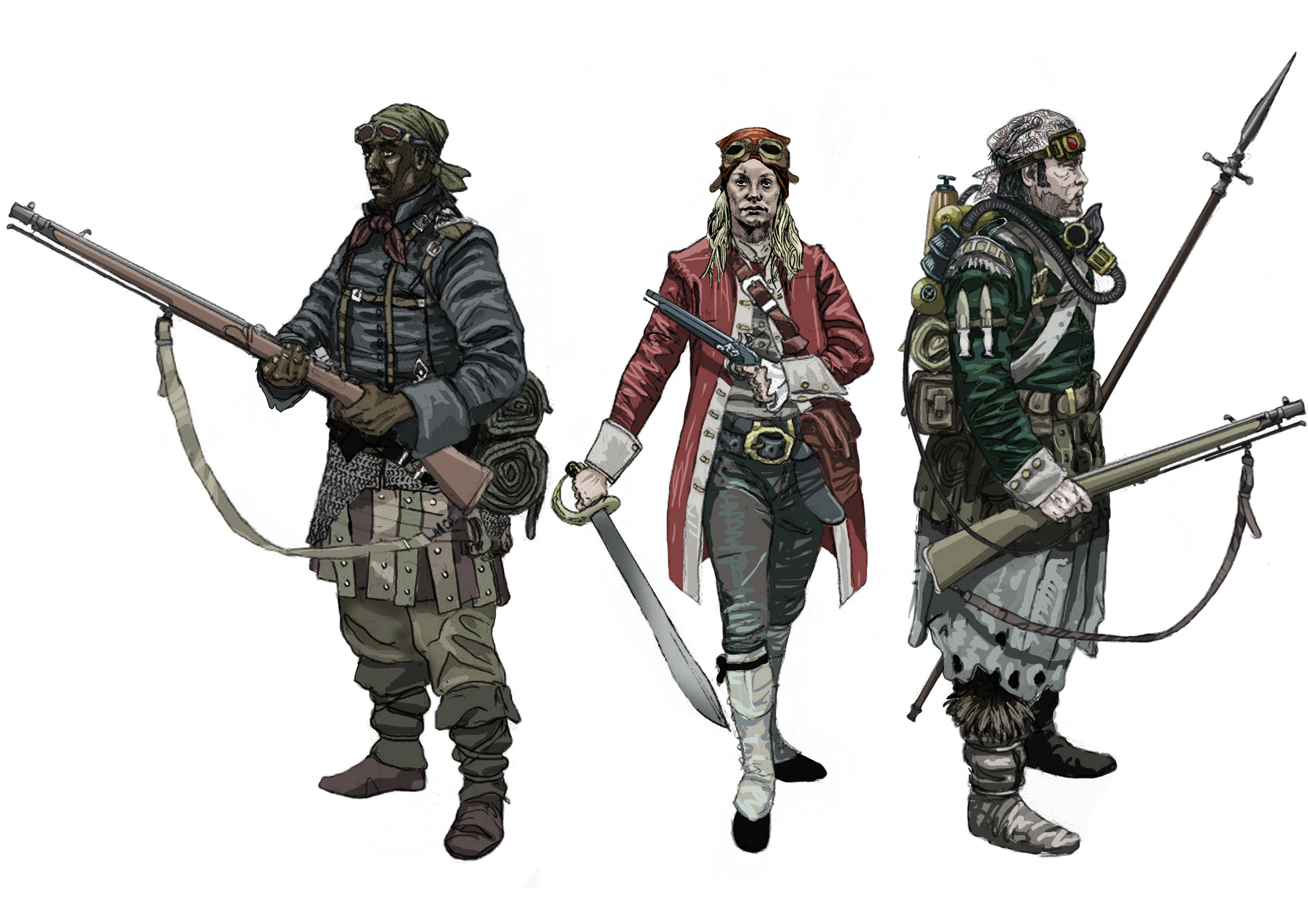 ArtStation - Mercenaries