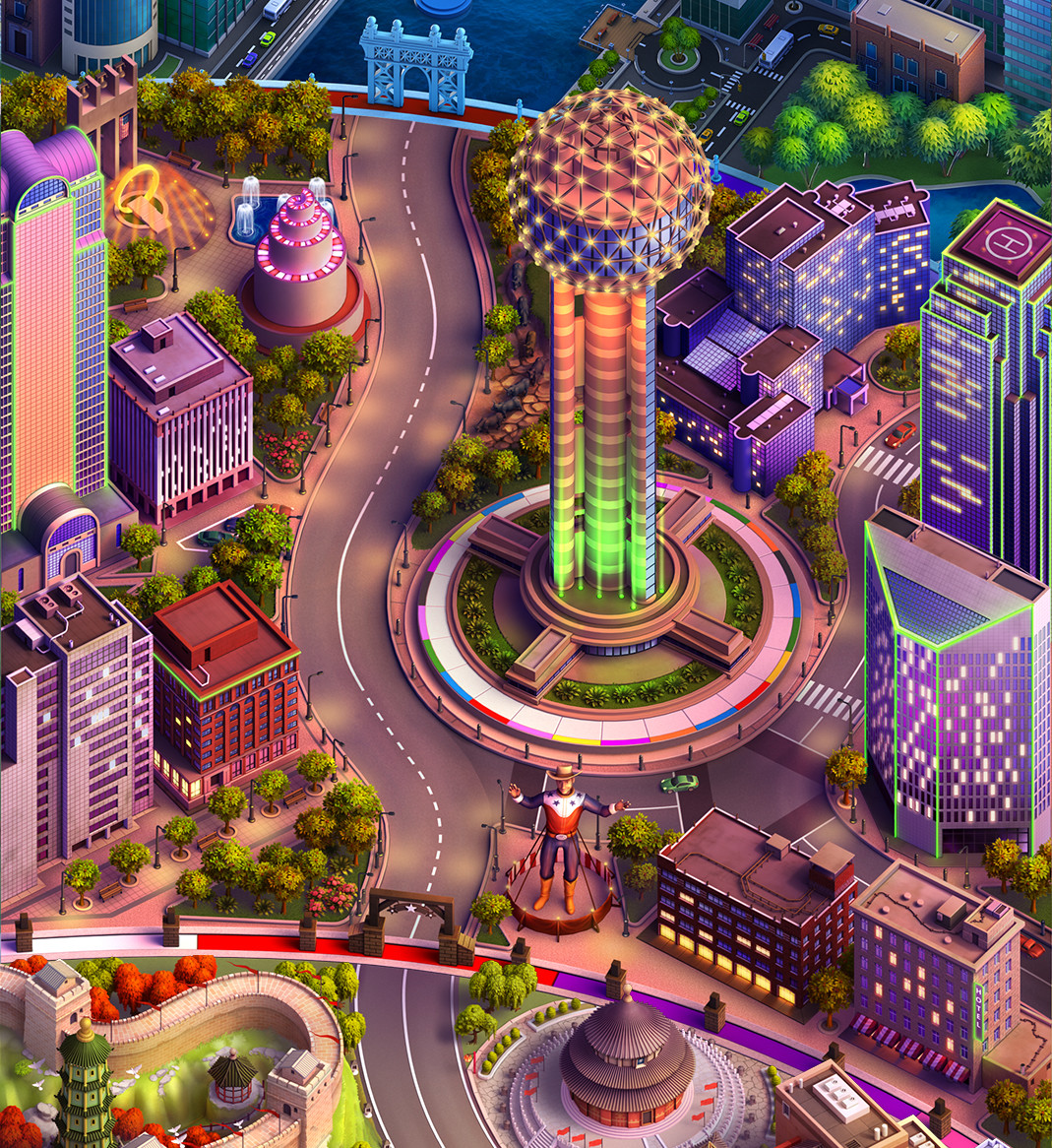 ArtStation - Dallas (Wheel of Fortune)