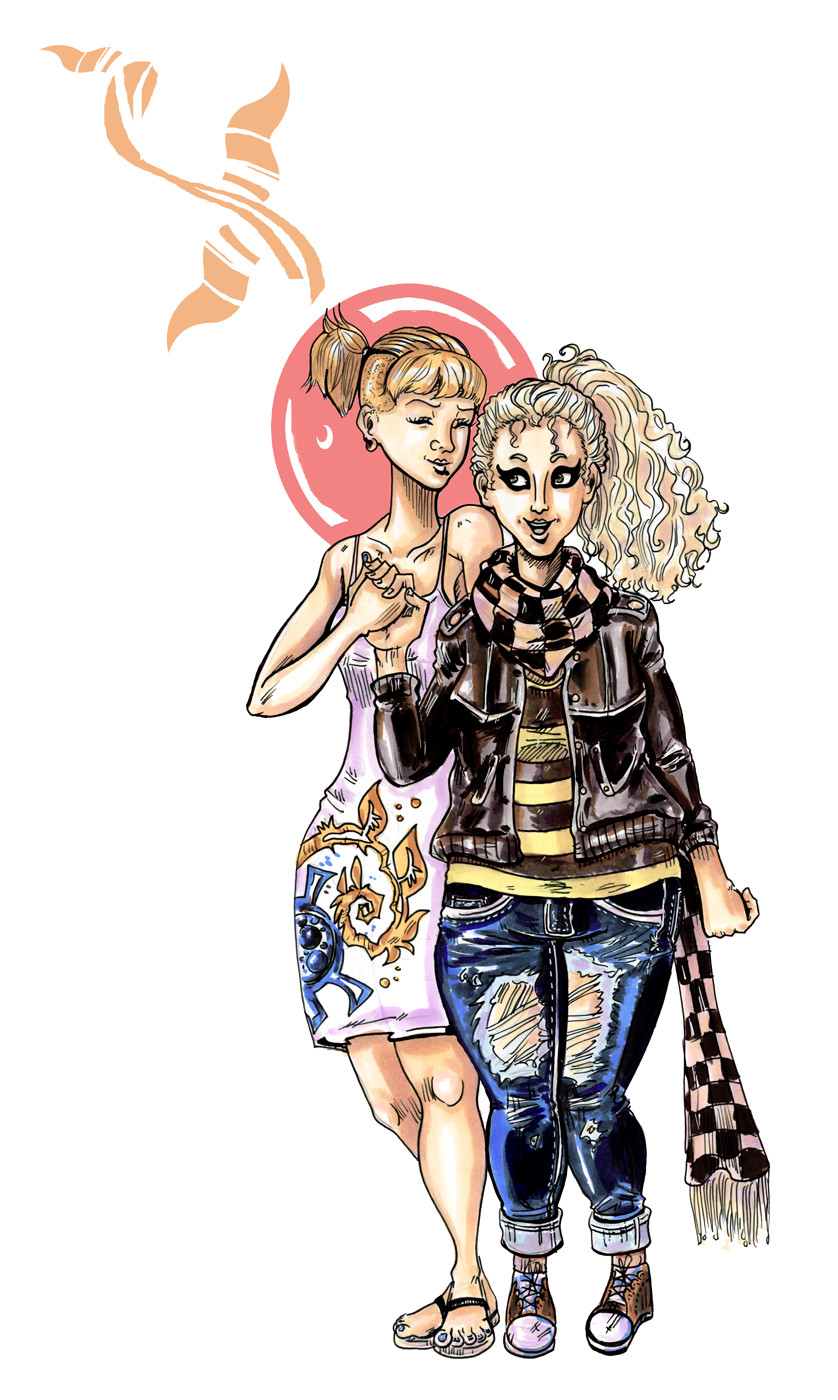 ArtStation - Lotos and Cybil- Lovers