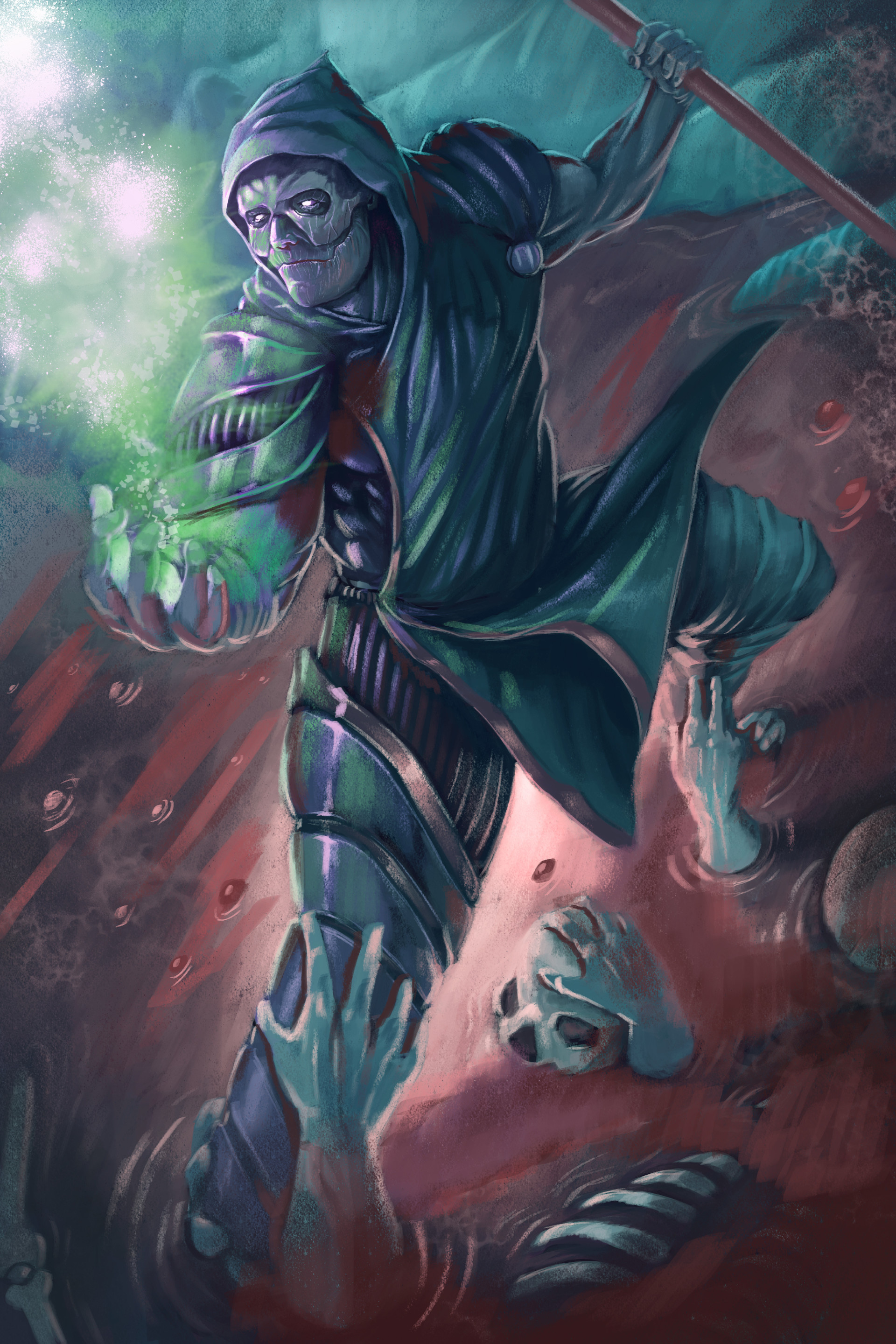 ArtStation - necromante de la sangre