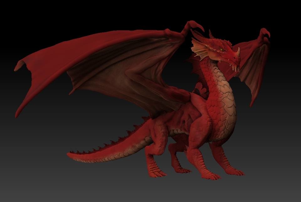 ArtStation - Red Dragon