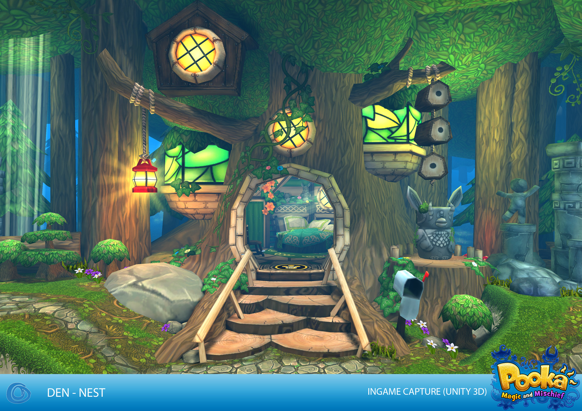 ArtStation - Pooka: Den Hub Level
