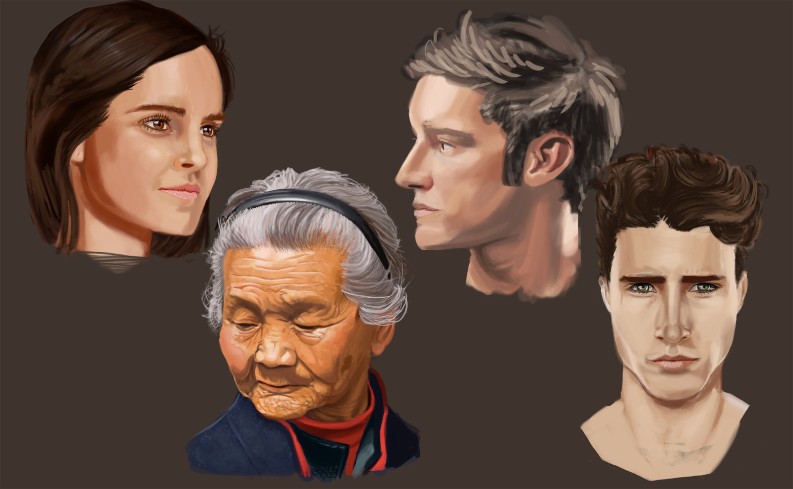 TJ Haney - Study: Different Faces, Angles