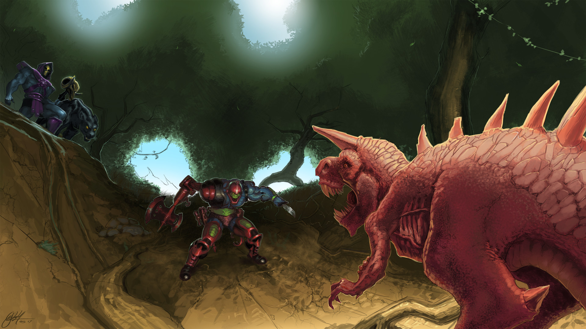 ArtStation - Trap Jaw hunting