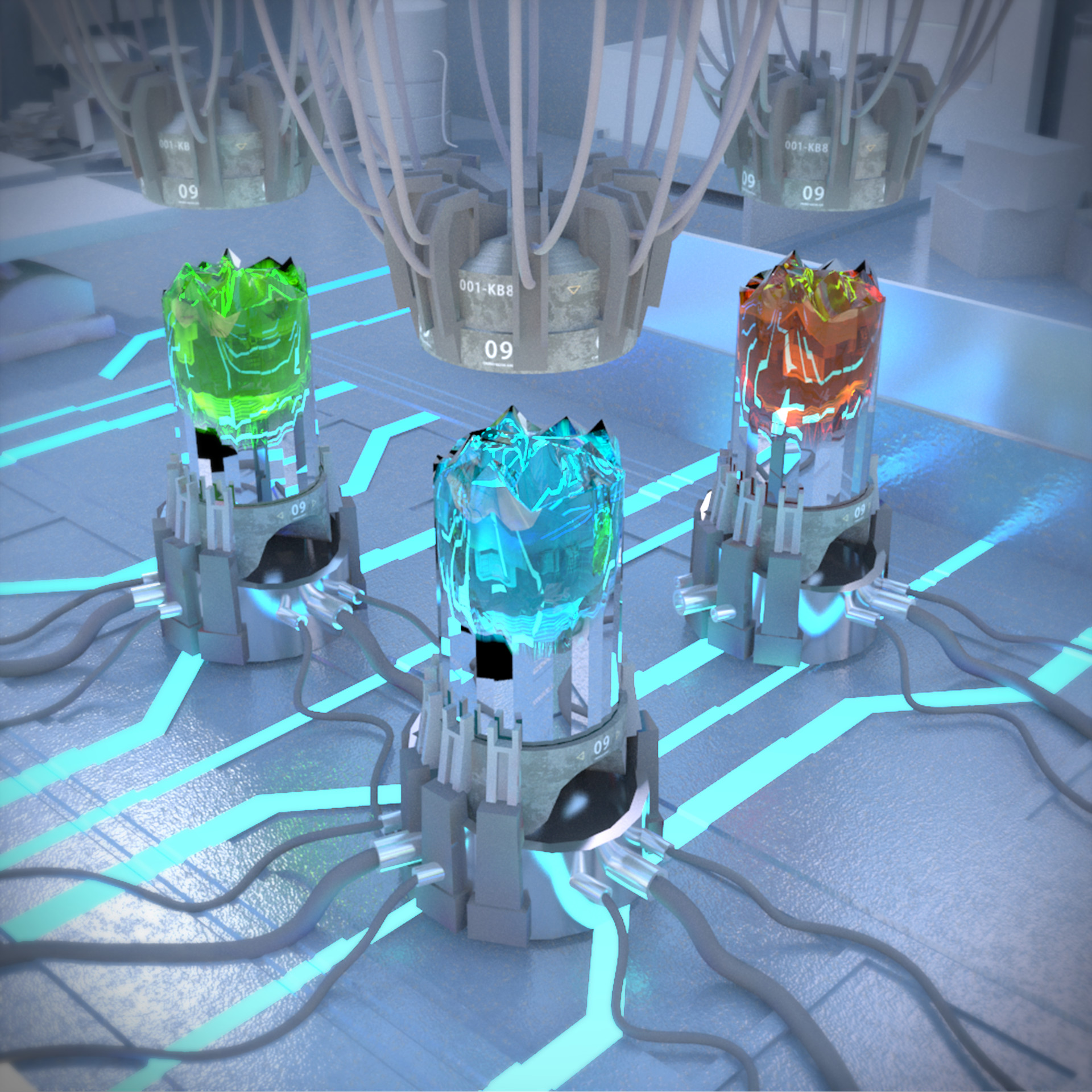 ArtStation - Soulparation(2016) - Soul machine and MRI design