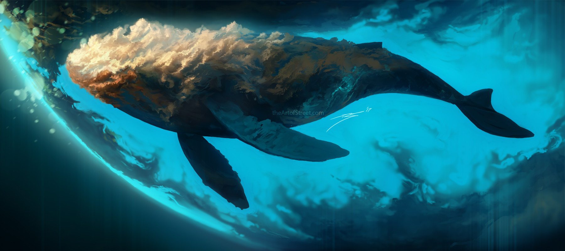 ArtStation - Whale & Earth