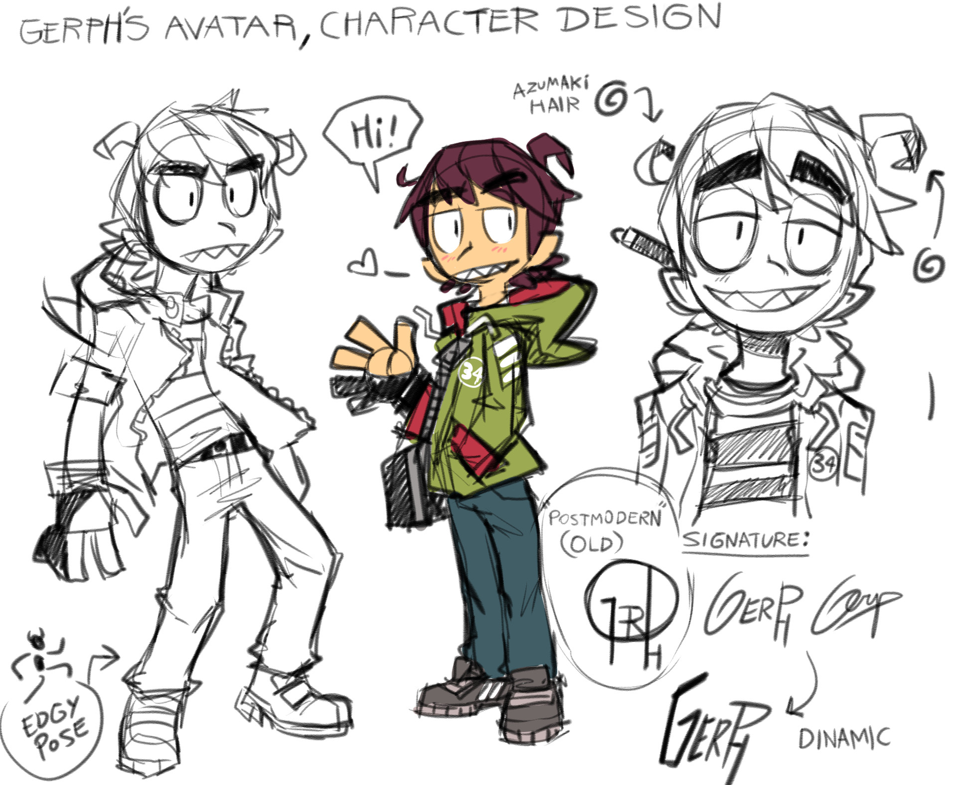 Gerph Art - Character design, Gerph´s Avatar
