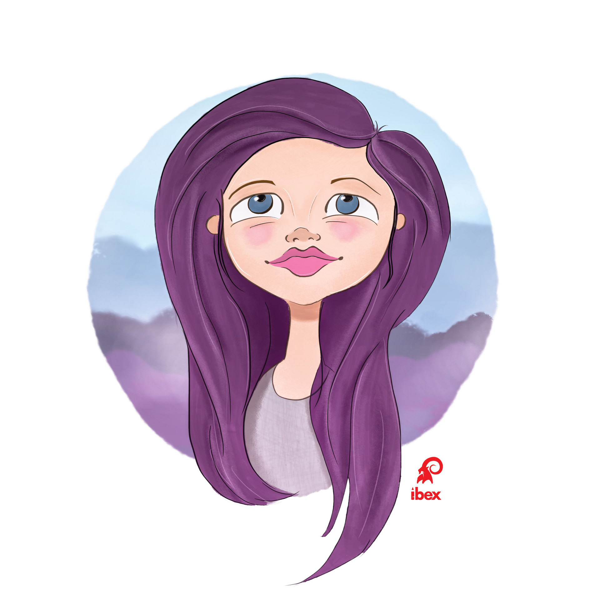 ArtStation - Purple Girl