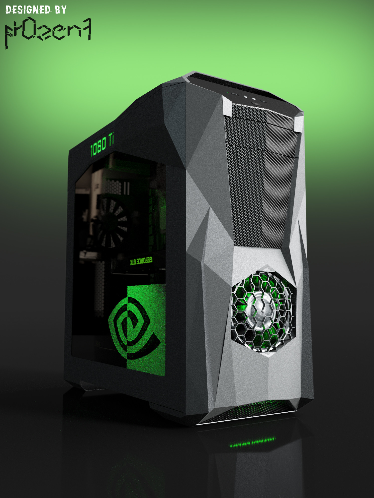 ArtStation - GTX 1080Ti Casemod [NVIDIA Design Contest]