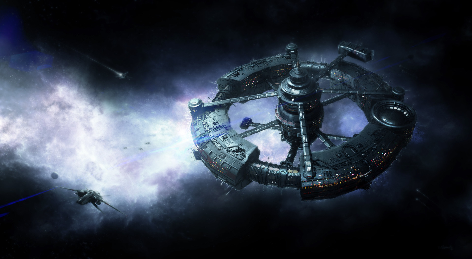 ArtStation - Inter Galactic Space Station