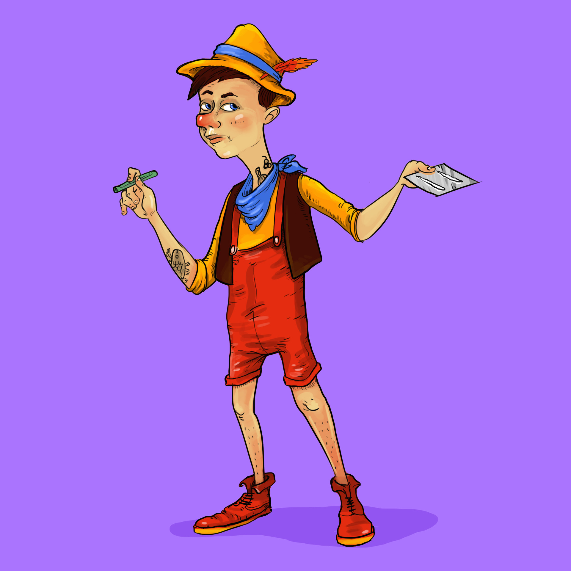 ArtStation - Hipster Pinochio