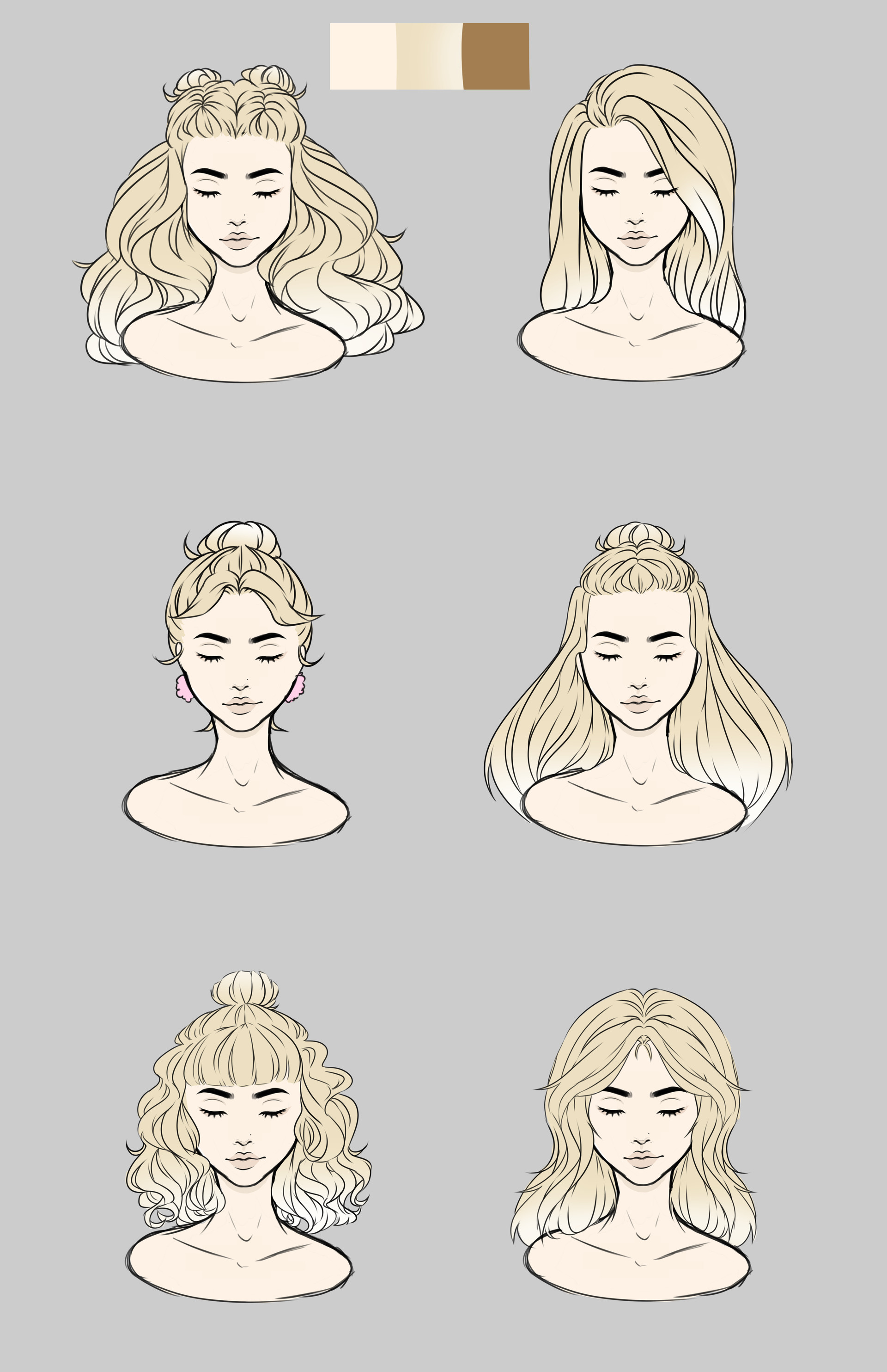 Selina Muriel - Dating Sim Character Design