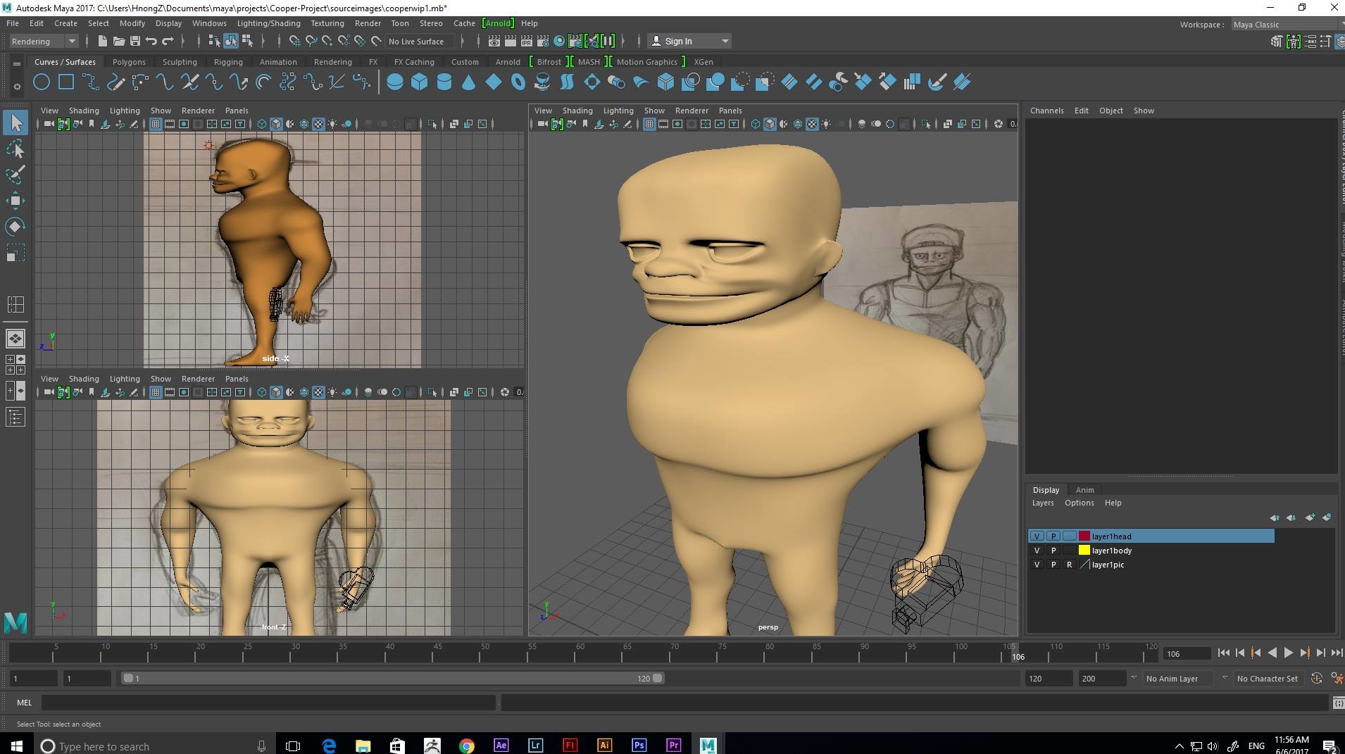 ArtStation - cooper wip1