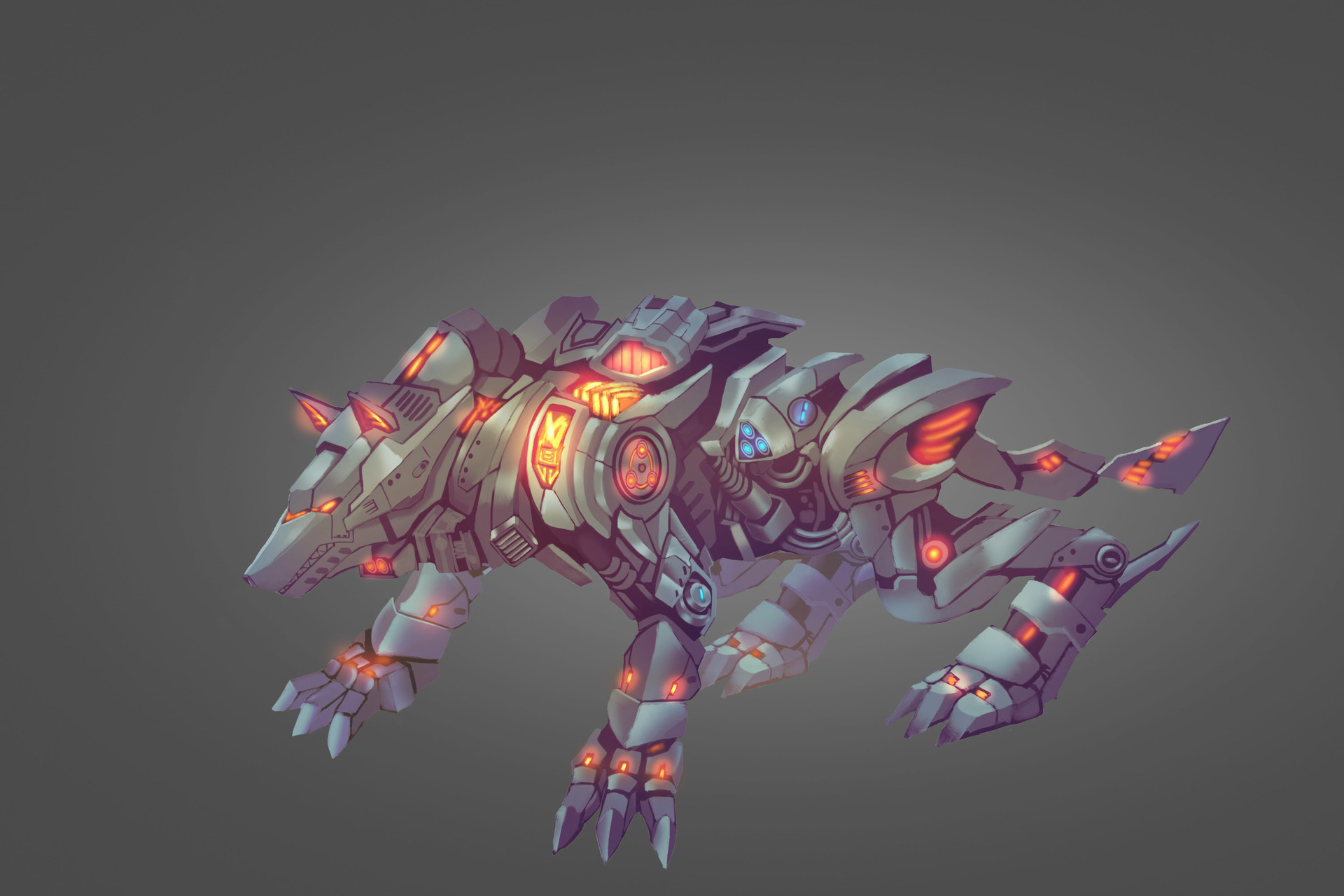 ArtStation - Metal wolf