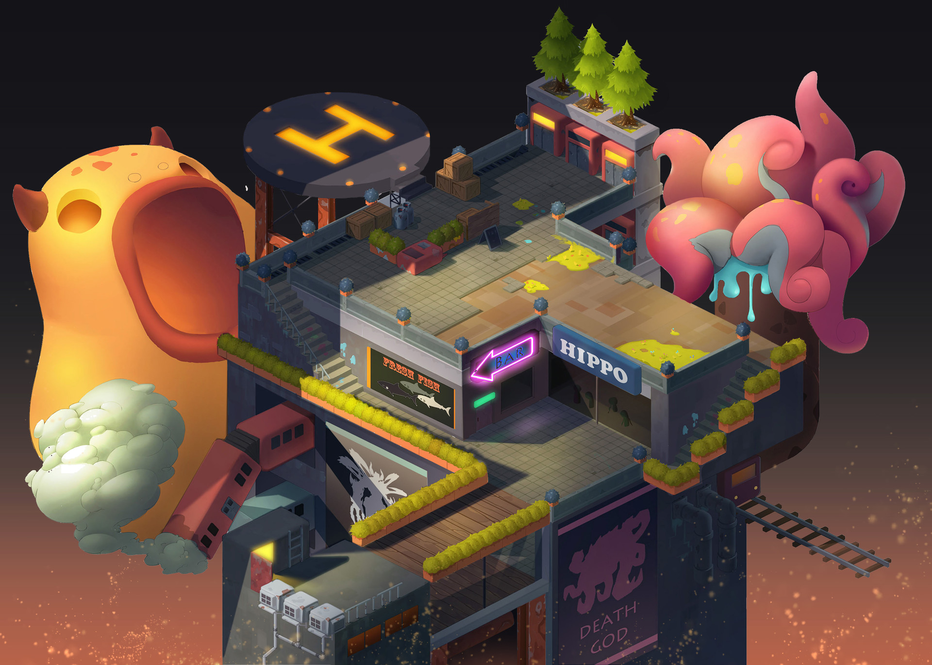 ArtStation - Monster Attack