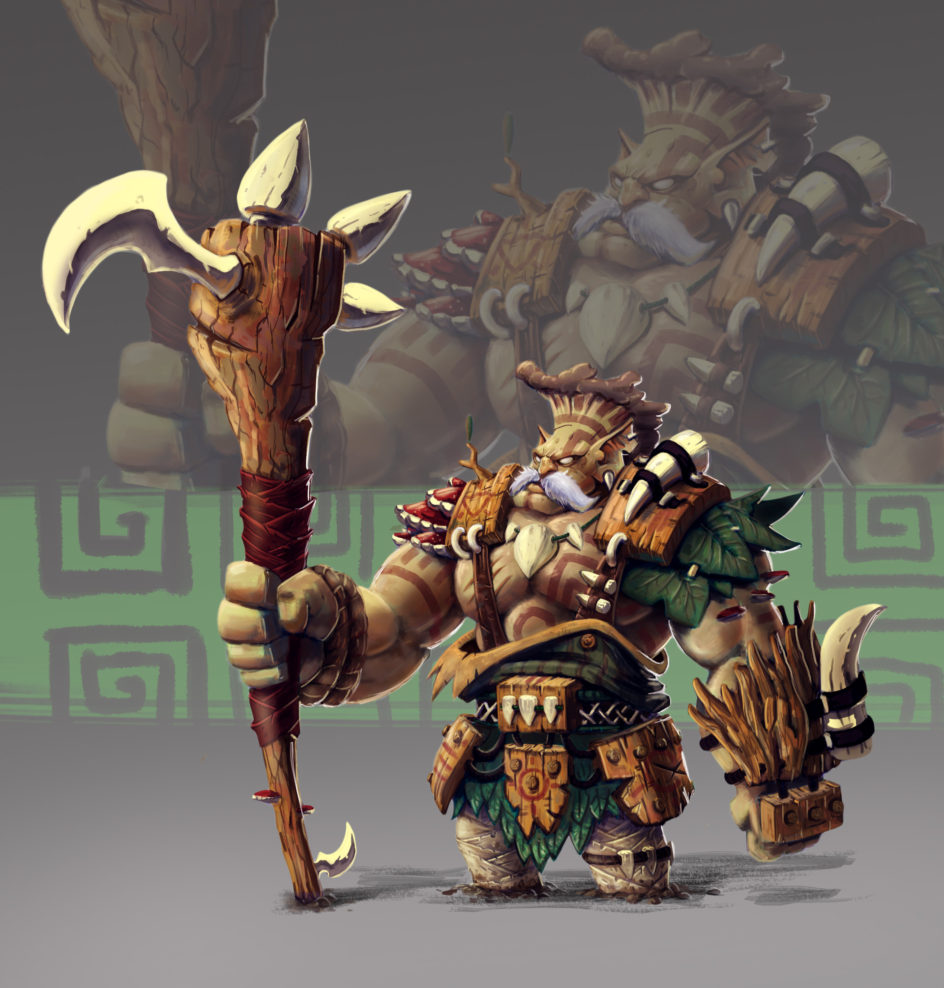 ArtStation - Mushy warrior