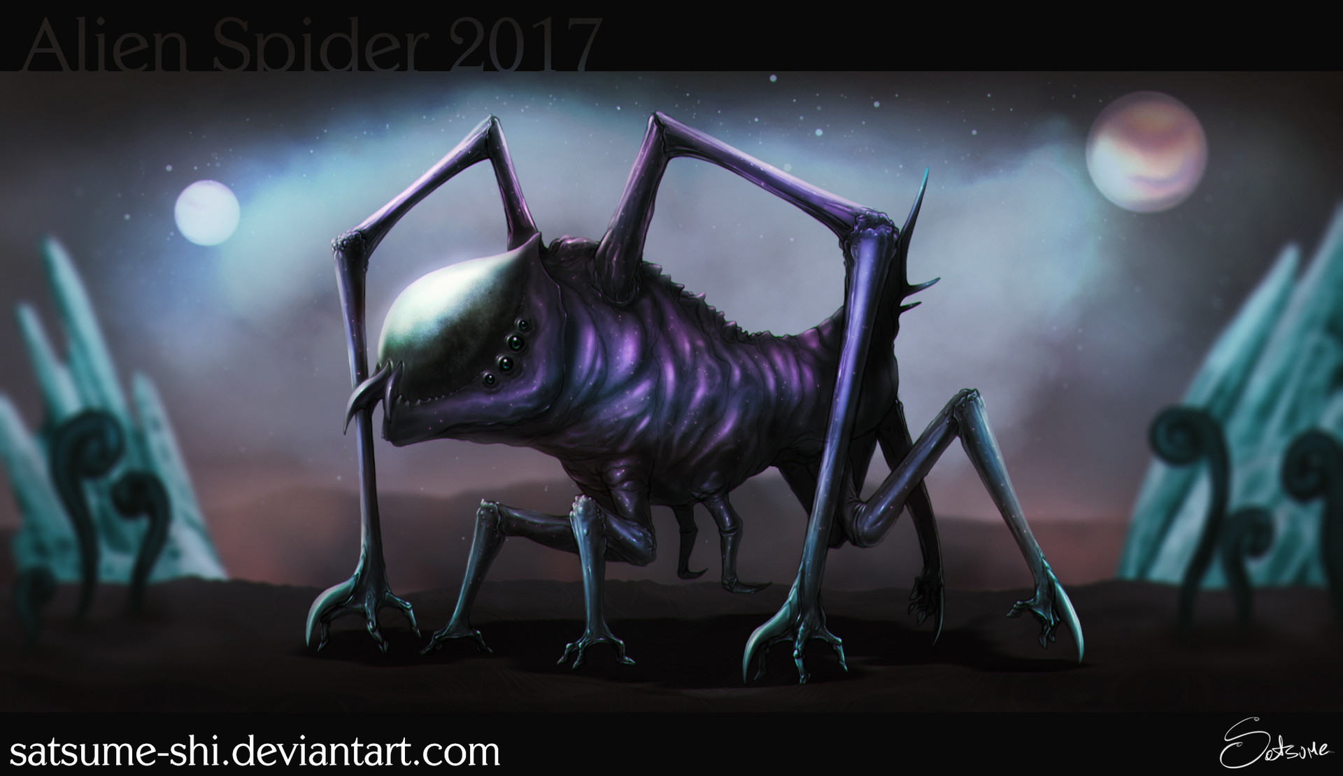 ArtStation - Alien Spider