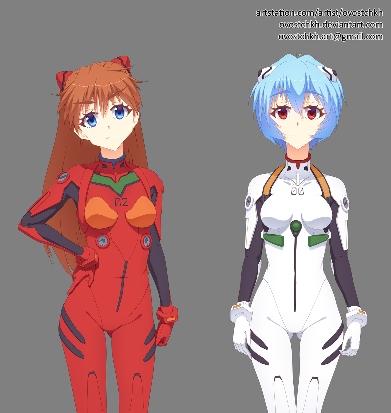 ArtStation - Asuka x Rei