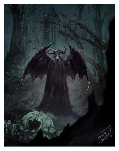 ArtStation - Demonio en el bosque