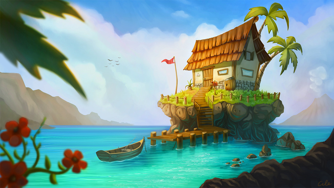 ArtStation - Beach house