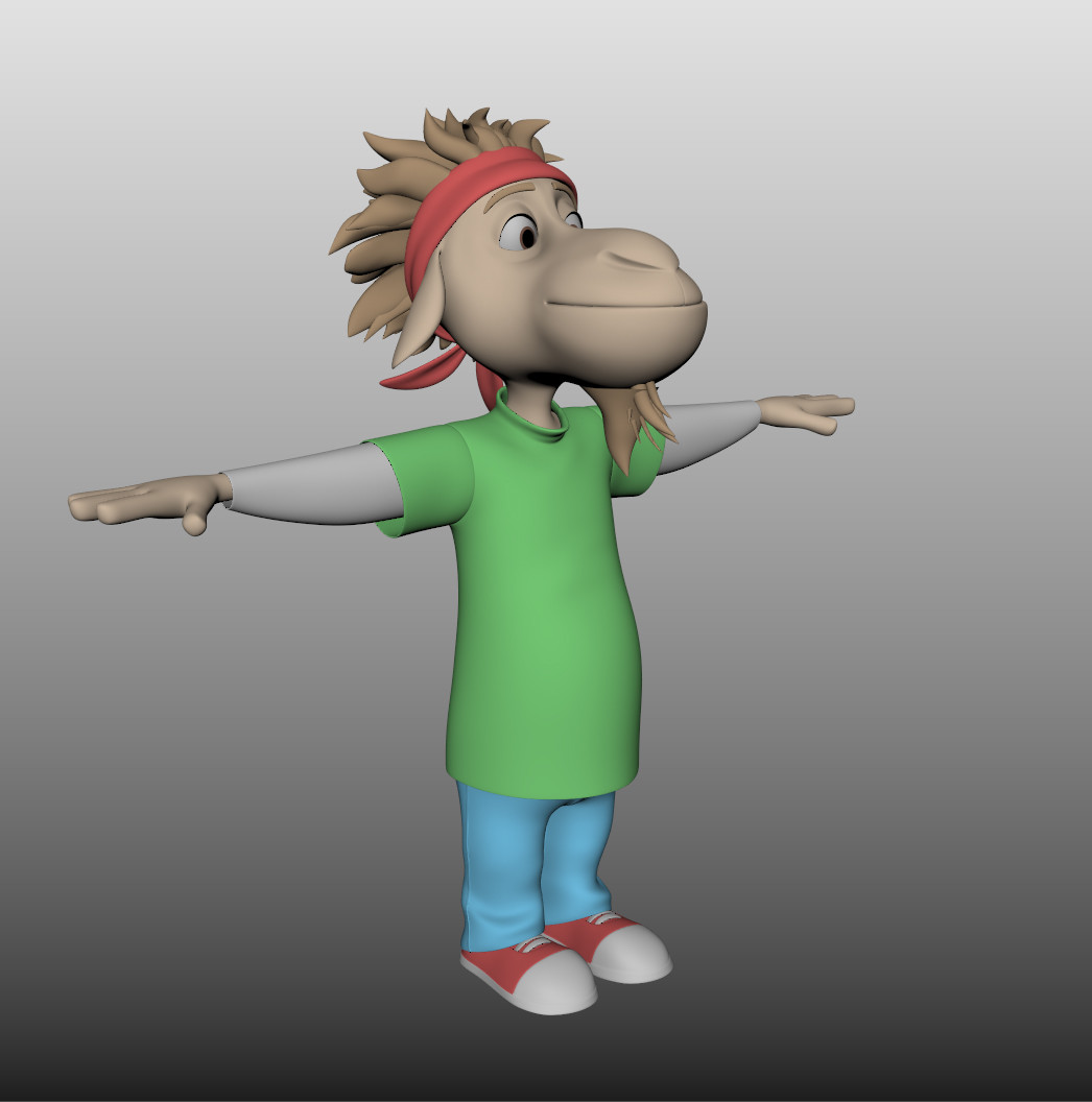 Kevin Taylor 3D Artist - Germur Goat