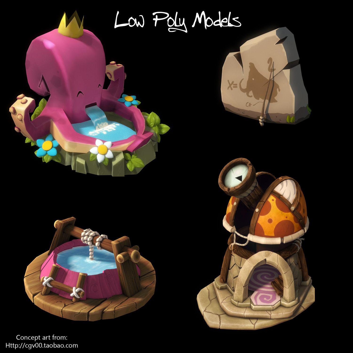 ArtStation - Low poly fun!