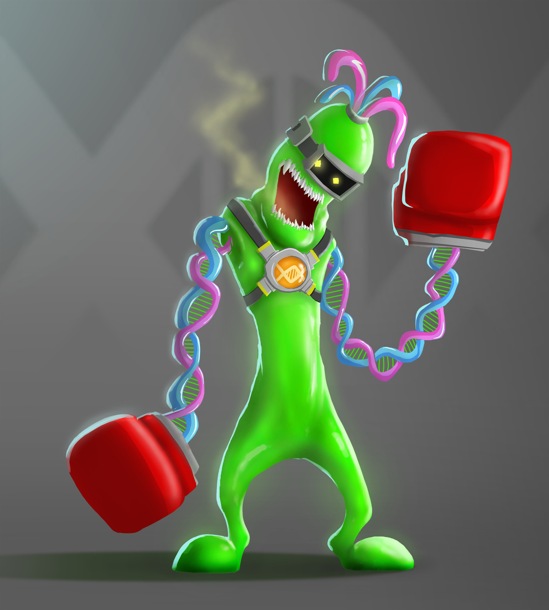 how to draw helix from arms