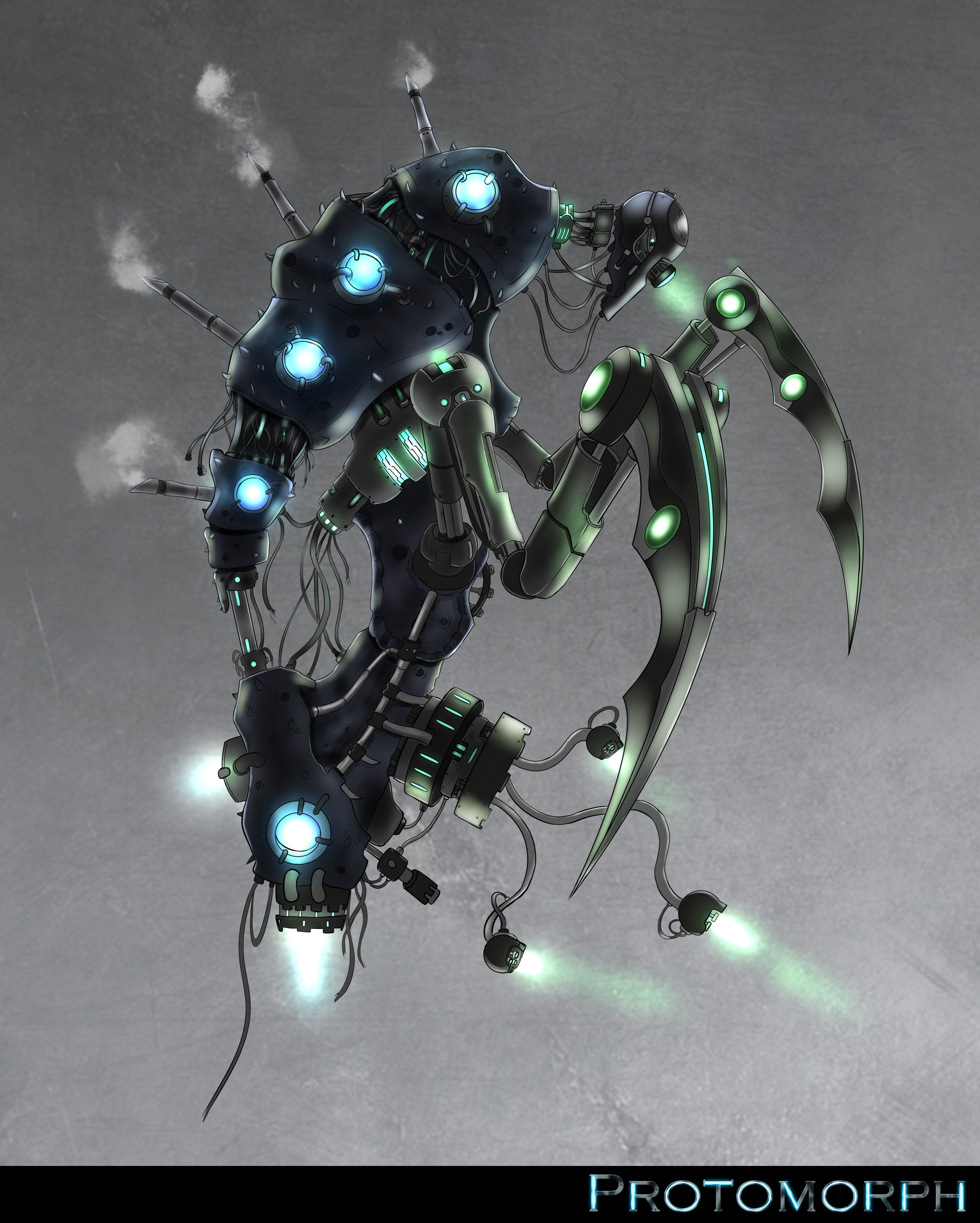 Gary Teo - Concept Art: Cyberpunk Monsters