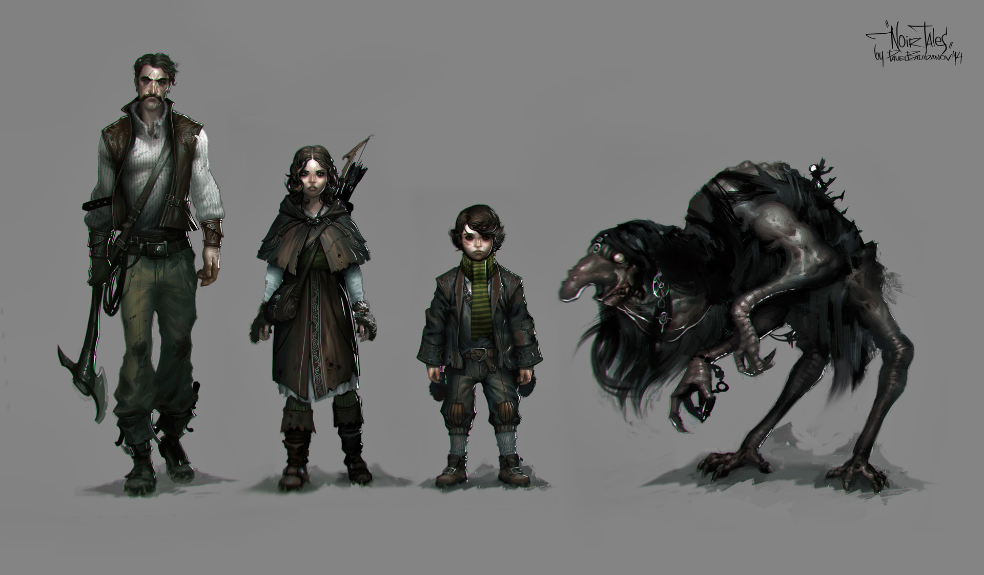 ArtStation - Noir Tales - Characters