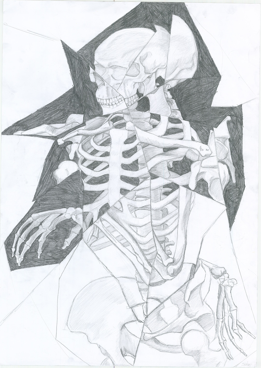 ArtStation - Skeleton (Shattered mirror)