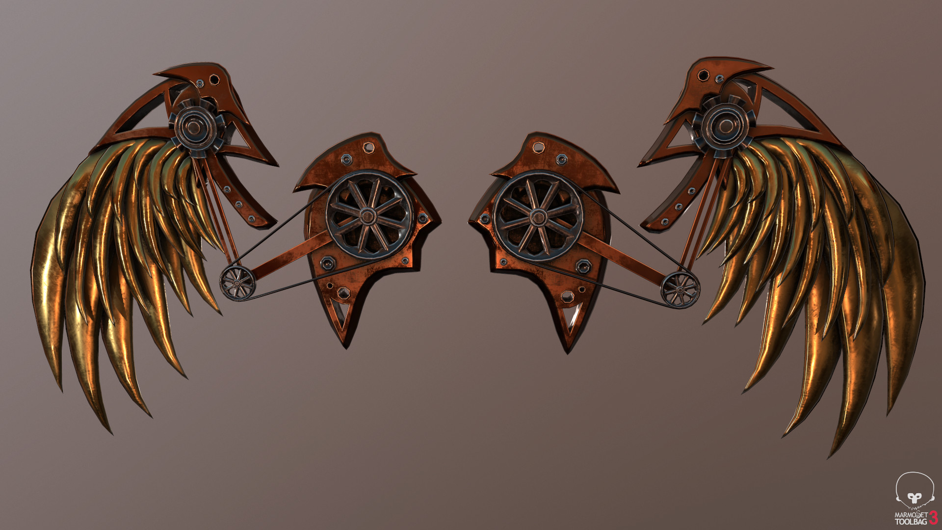 Steampunk Angel Wings