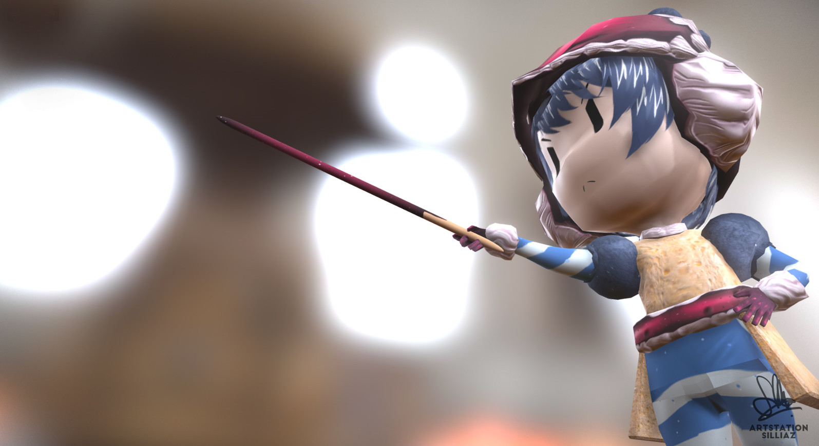 Blueberry Knight by Monique Isabelle Frank